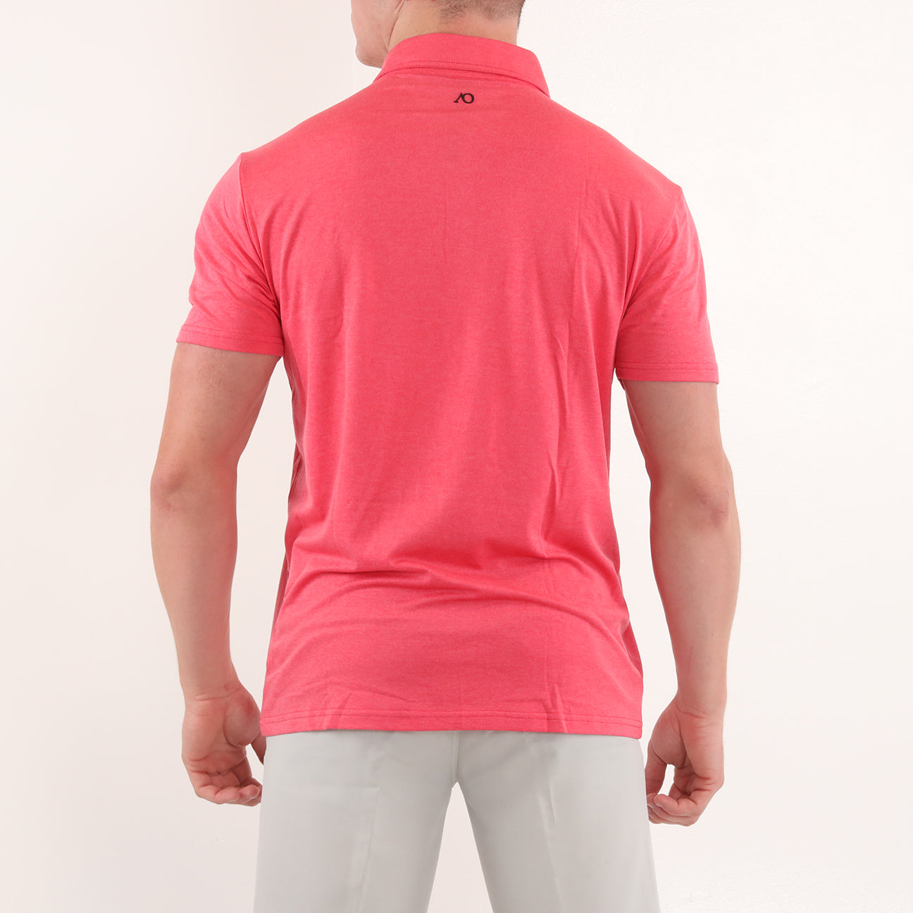 Gamer Polo - Raspberry Heather – AndersonOrd Performance Apparel